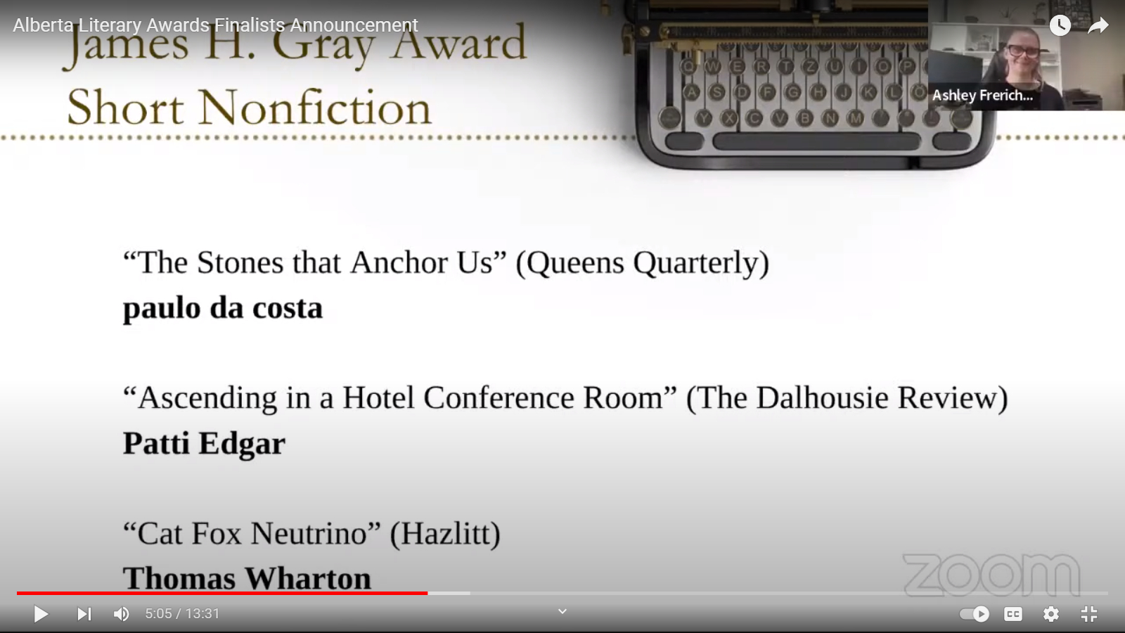 Short-listed for the 2024 WGA James H. Gray Award – paulo da costa